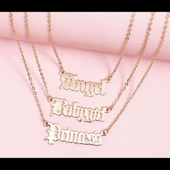 Jewelry | Gold 3 Piece Necklace Pack | Poshmark